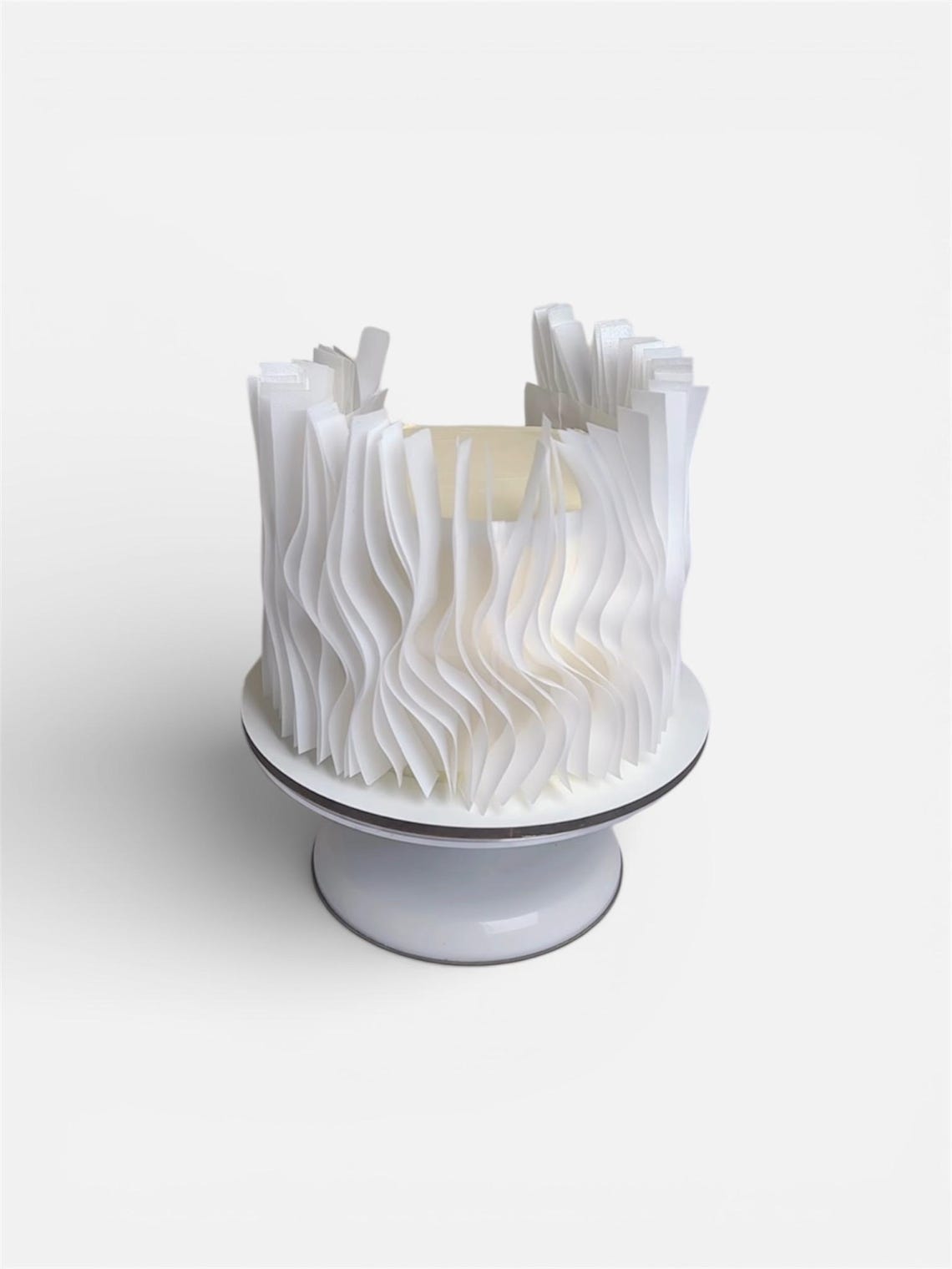 Pre-made Wafer Paper Ruffle Strip Sheet Edible Cake Decoration - Etsy
