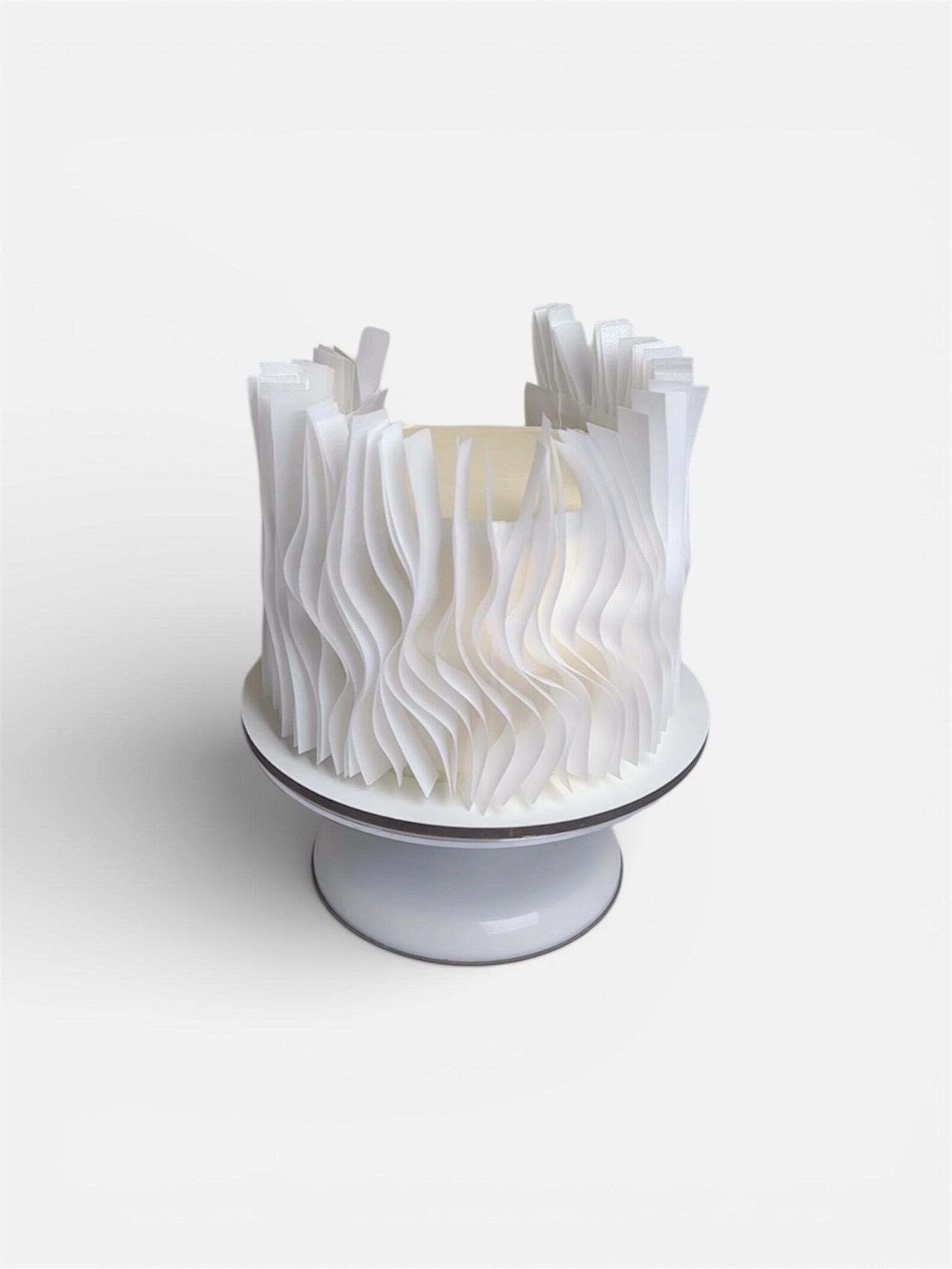 Pre-made Wafer Paper Ruffle Strip Sheet Edible Cake Decoration - Etsy
