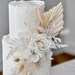 Artificial Rose Spear Palm Fern Cake Decor arrangement - Etsy