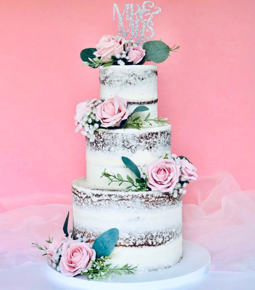 Artificial Rose Gypsophila Cake Decor DIY Cake Decor - Etsy