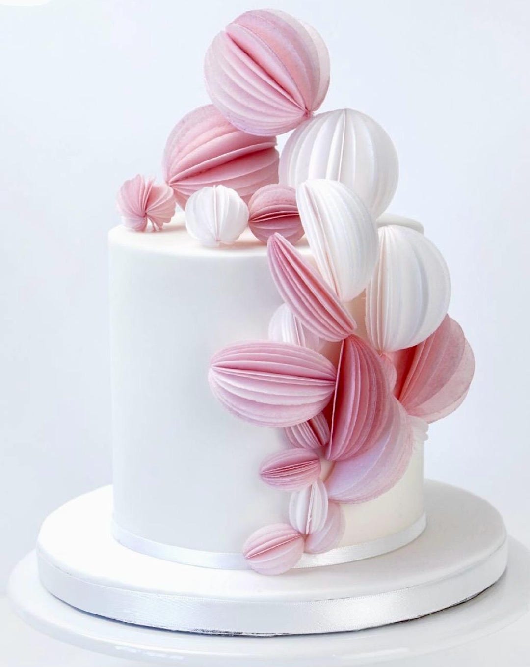 Modern Edible Wafer Paper Half Sphere Cake Decoration - Etsy