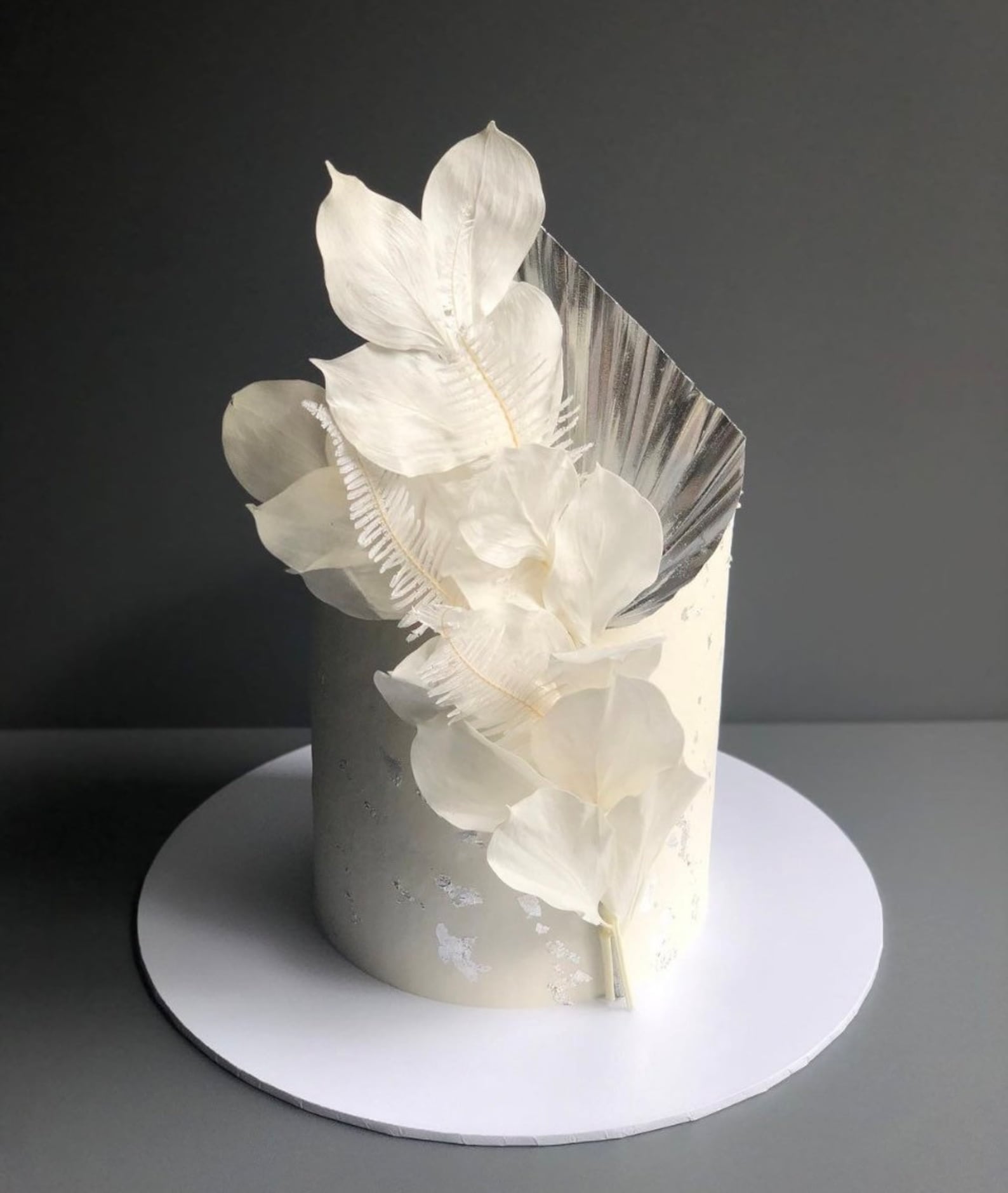 Silver Dried Spear Palm White Large Leaf Ruscus Fern - Etsy