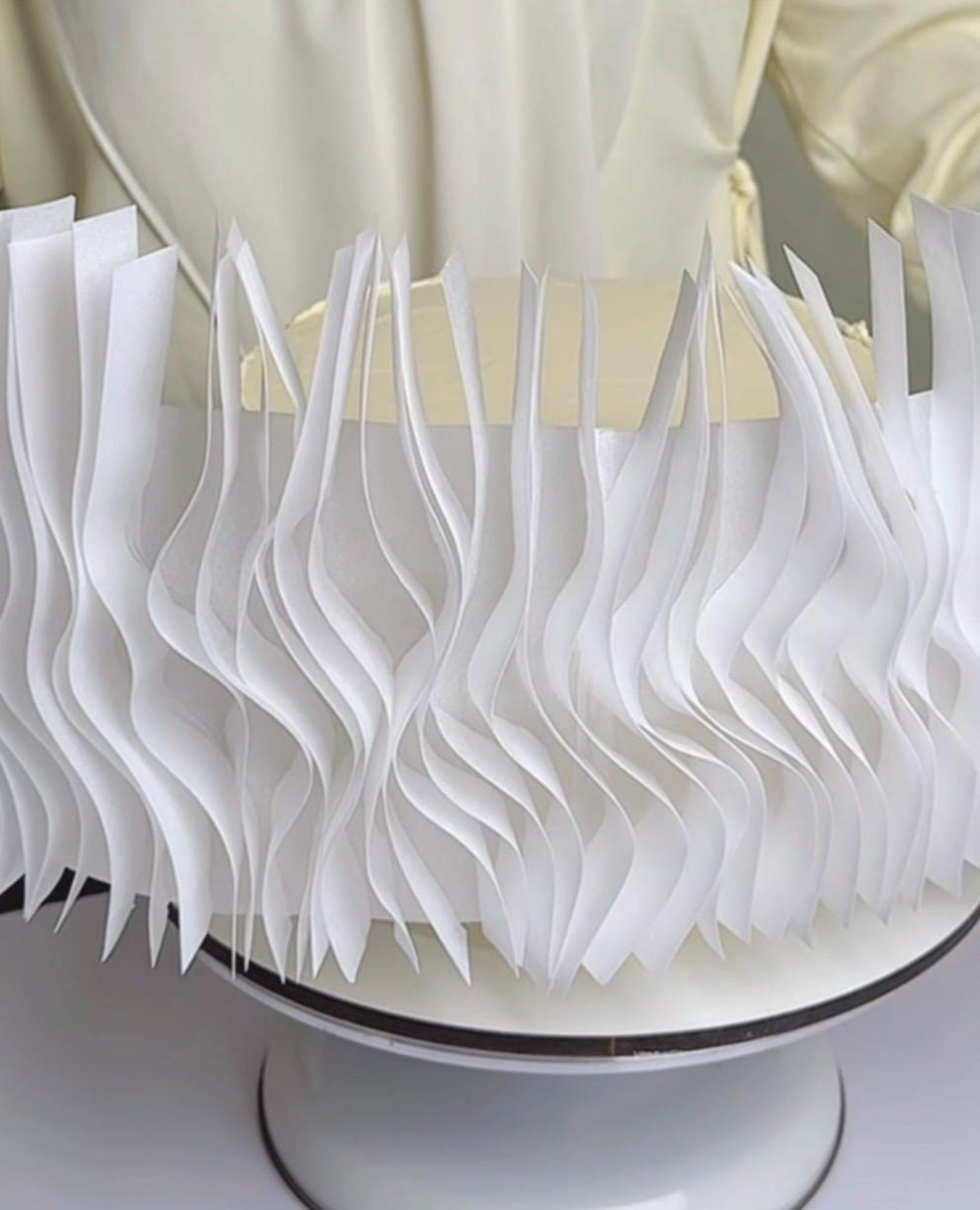 Pre-made Wafer Paper Ruffle Strip Sheet Edible Cake Decoration - Etsy