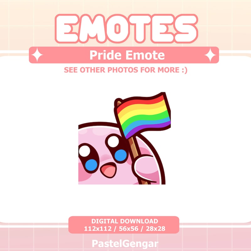 Trans Emote Twitch - Etsy
