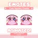 Animated Squishy Cheeks Emote: Twitch Streamers, Discord, Youtube, Kick ...