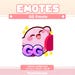 Cute GG Emote [good Game]: Twitch Streamers, Discord, Youtube, Kick ...