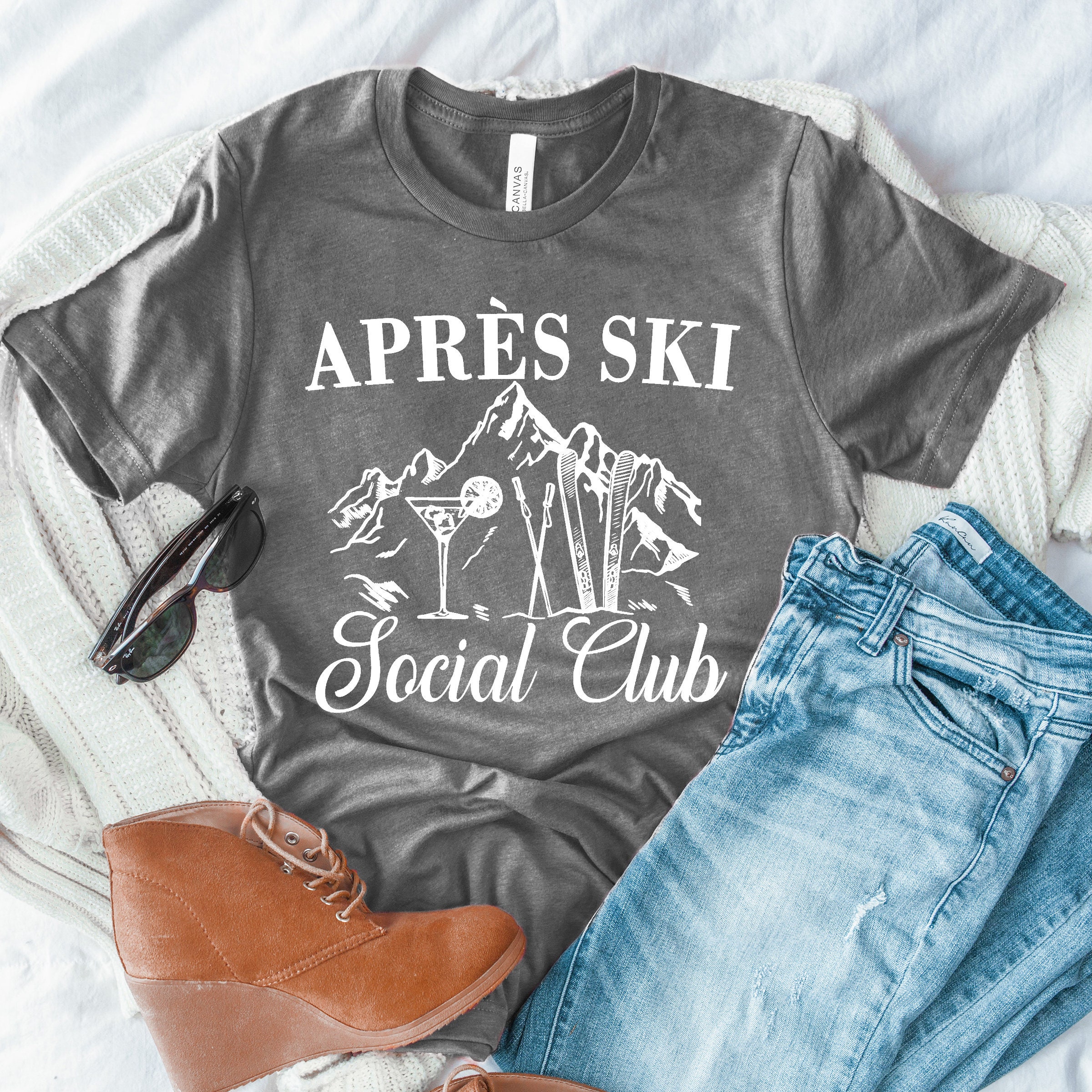 Après Ski Social Club Tee or Sweatshirt / Women's Graphic Apparel ...
