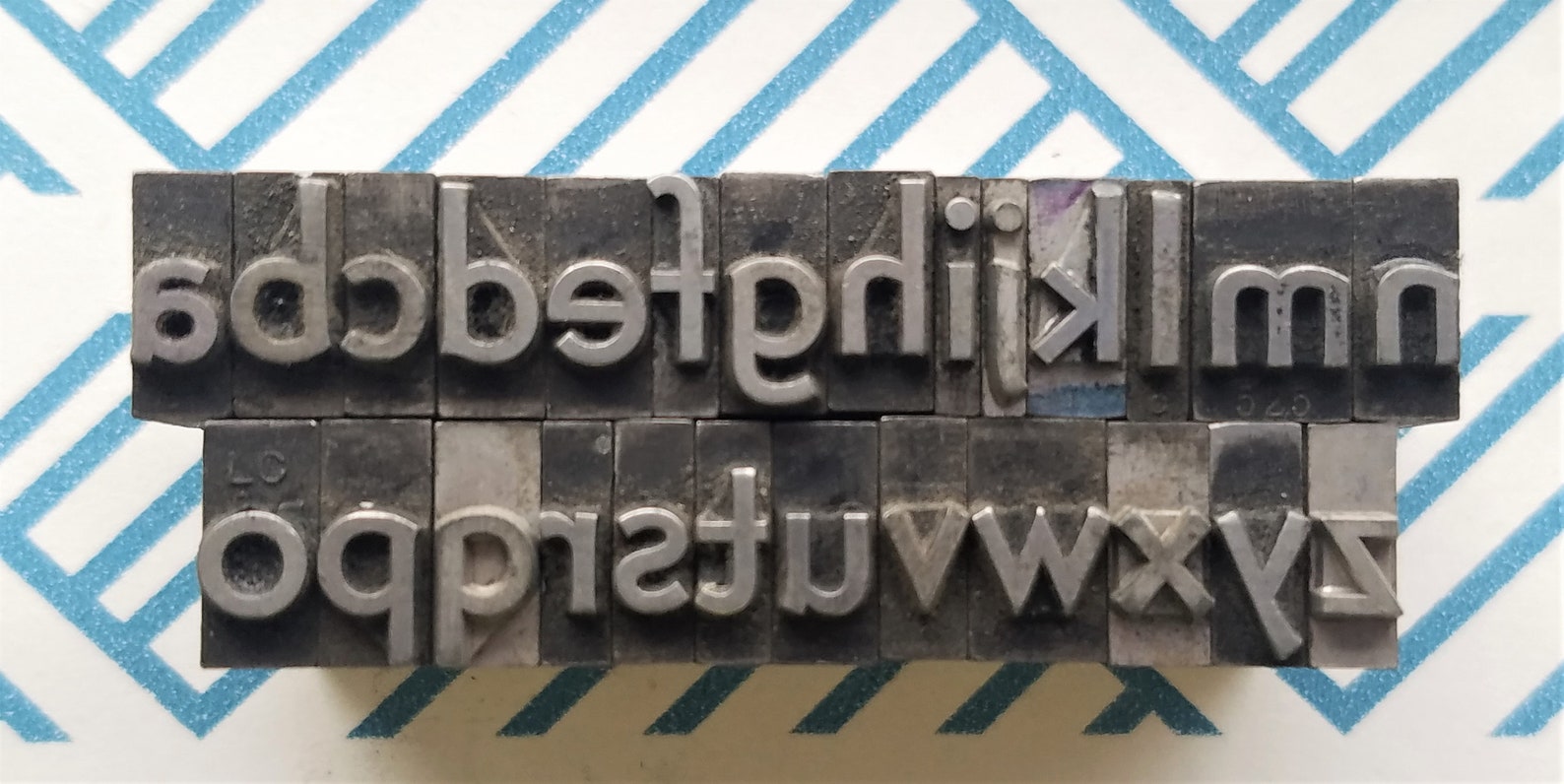Antique Lead Type Letterpress Bernhard 22.5pt Font 8mm - Etsy