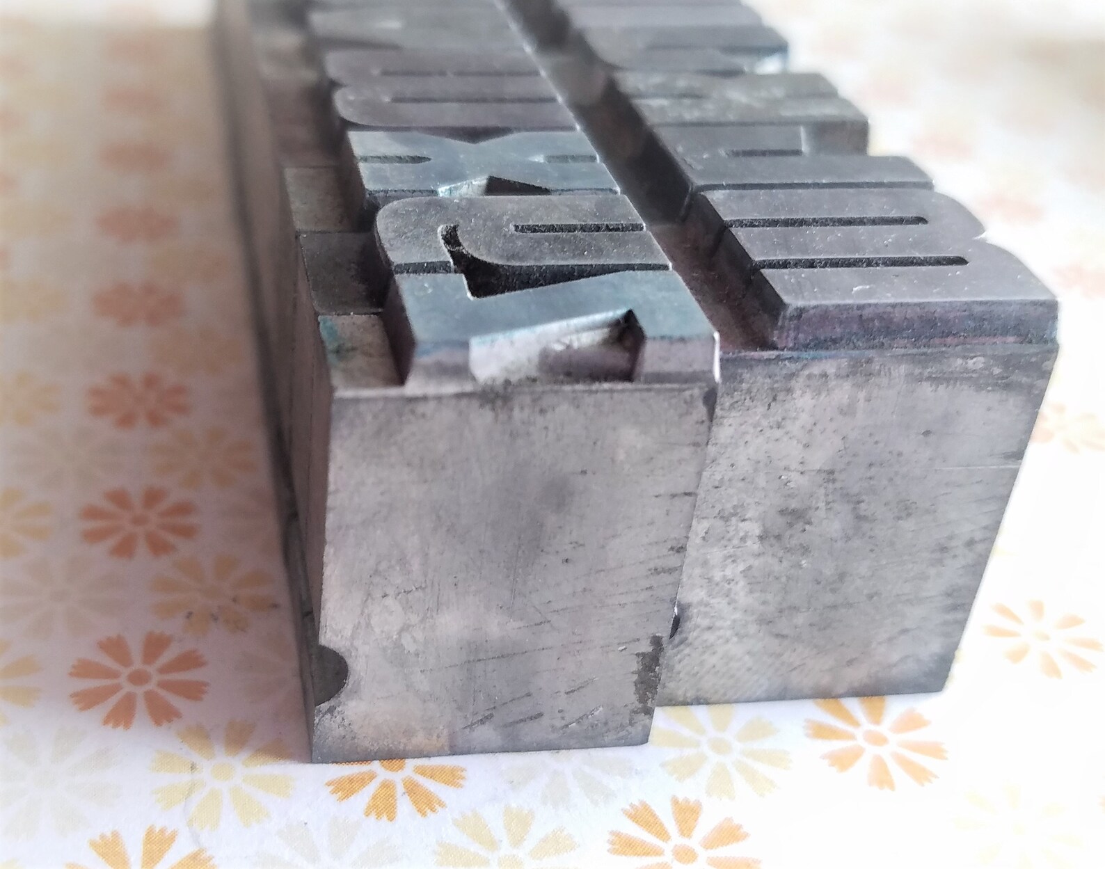 Antique Lead Type Letterpress Vintage Bold 1/2 Font - Etsy