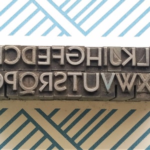 Antique Lead Type Letterpress Bernhard 22.5pt Font 8mm - Etsy