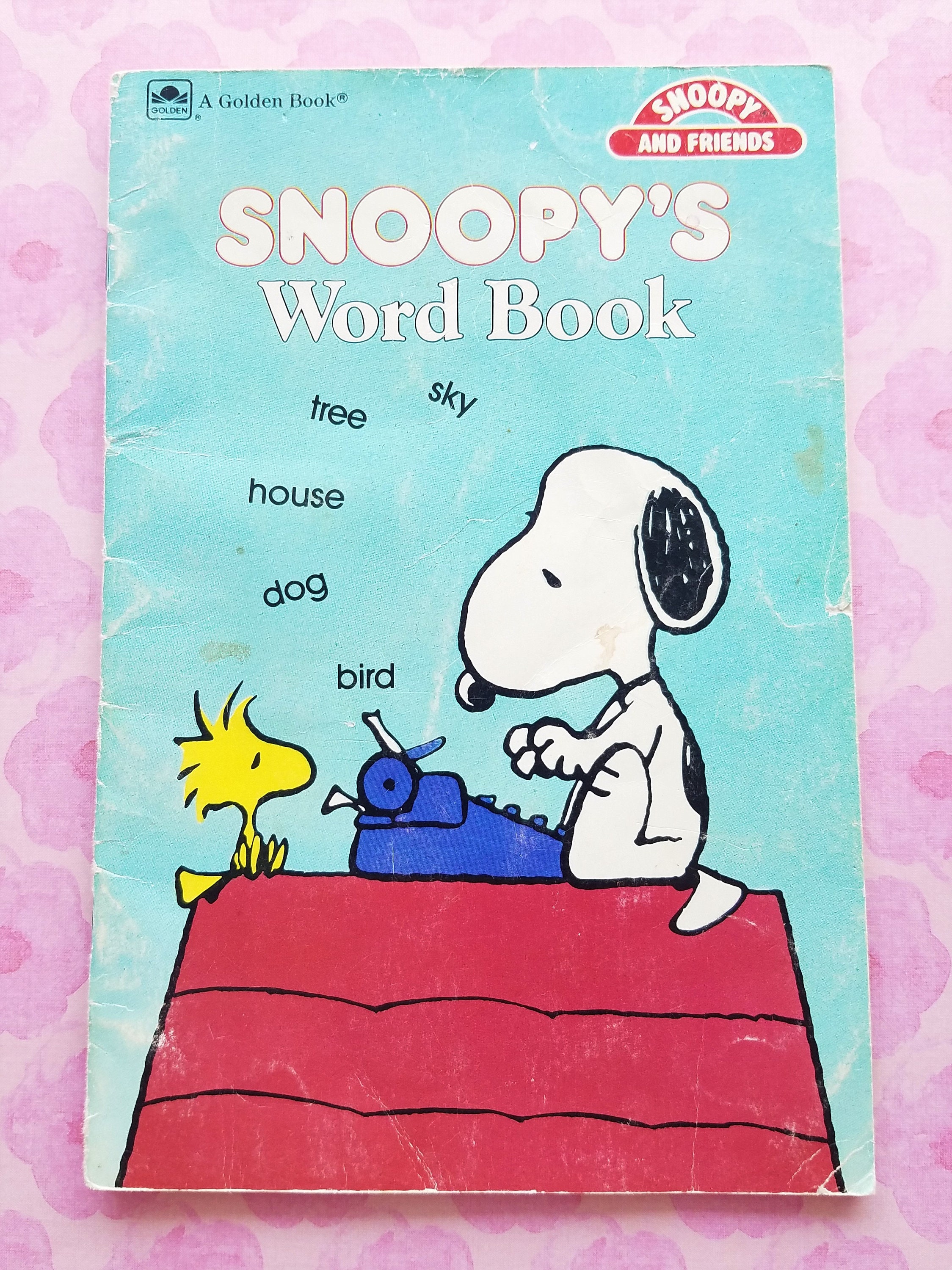 Conjunto de 3 libros vintage de Snoopy / Libro de opuestos / | Etsy