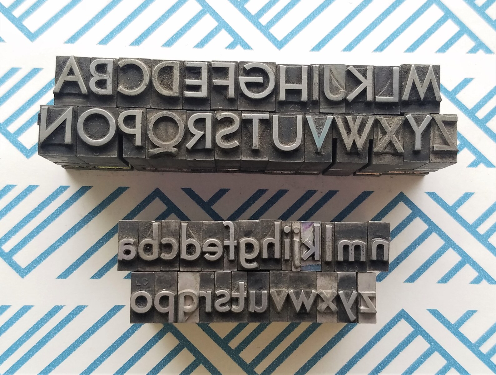 Antique Lead Type Letterpress Bernhard 22.5pt Font 8mm - Etsy