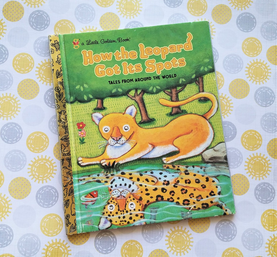 Vintage Little Golden Book how the Leopard Got Its - Etsy