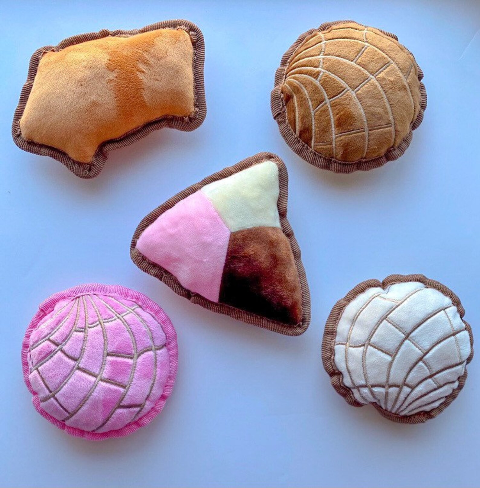 Concha Dog Squeaky Toy, Concha Toy, Mexican Sweet Bread Toy ...