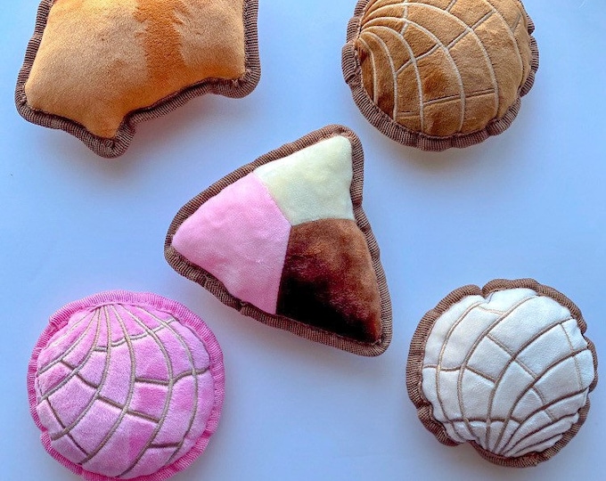 Concha Dog Squeaky Toy, Concha Toy, Mexican Sweet Bread Toy ...