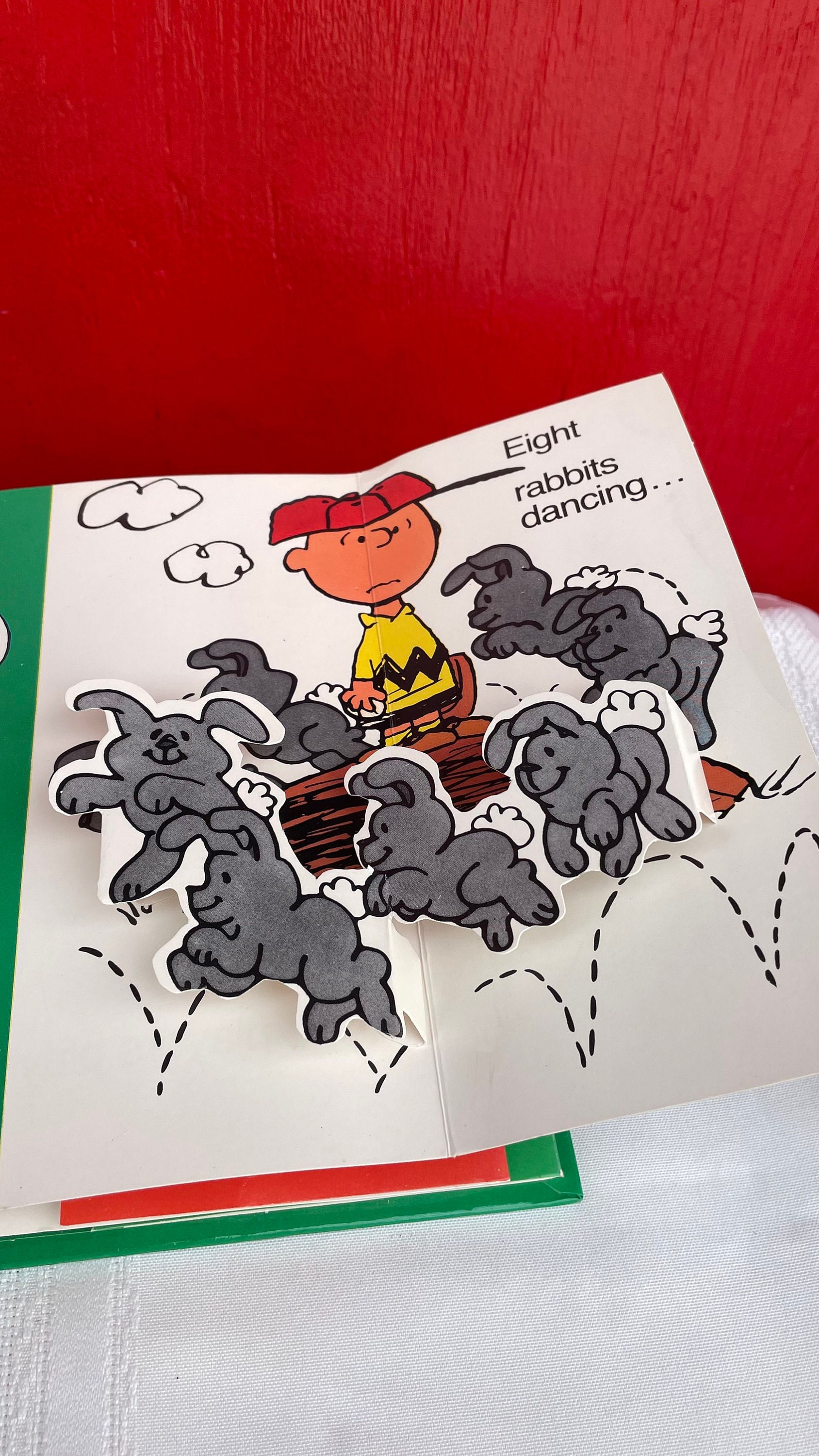 Snoopy and the Twelve Days of Christmas Pop up Book Vintage - Etsy