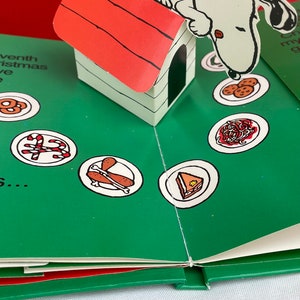 Snoopy and the Twelve Days of Christmas Pop up Book, Vintage Snoopy ...