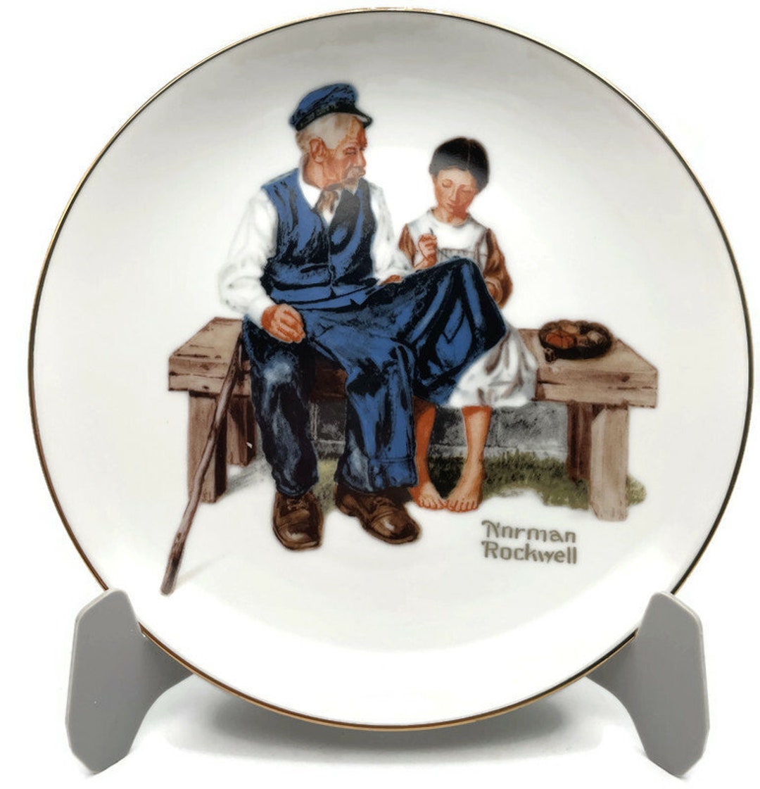 Norman Rockwell Plate the Lighthouse Keepers Daughter Collector Vintage ...