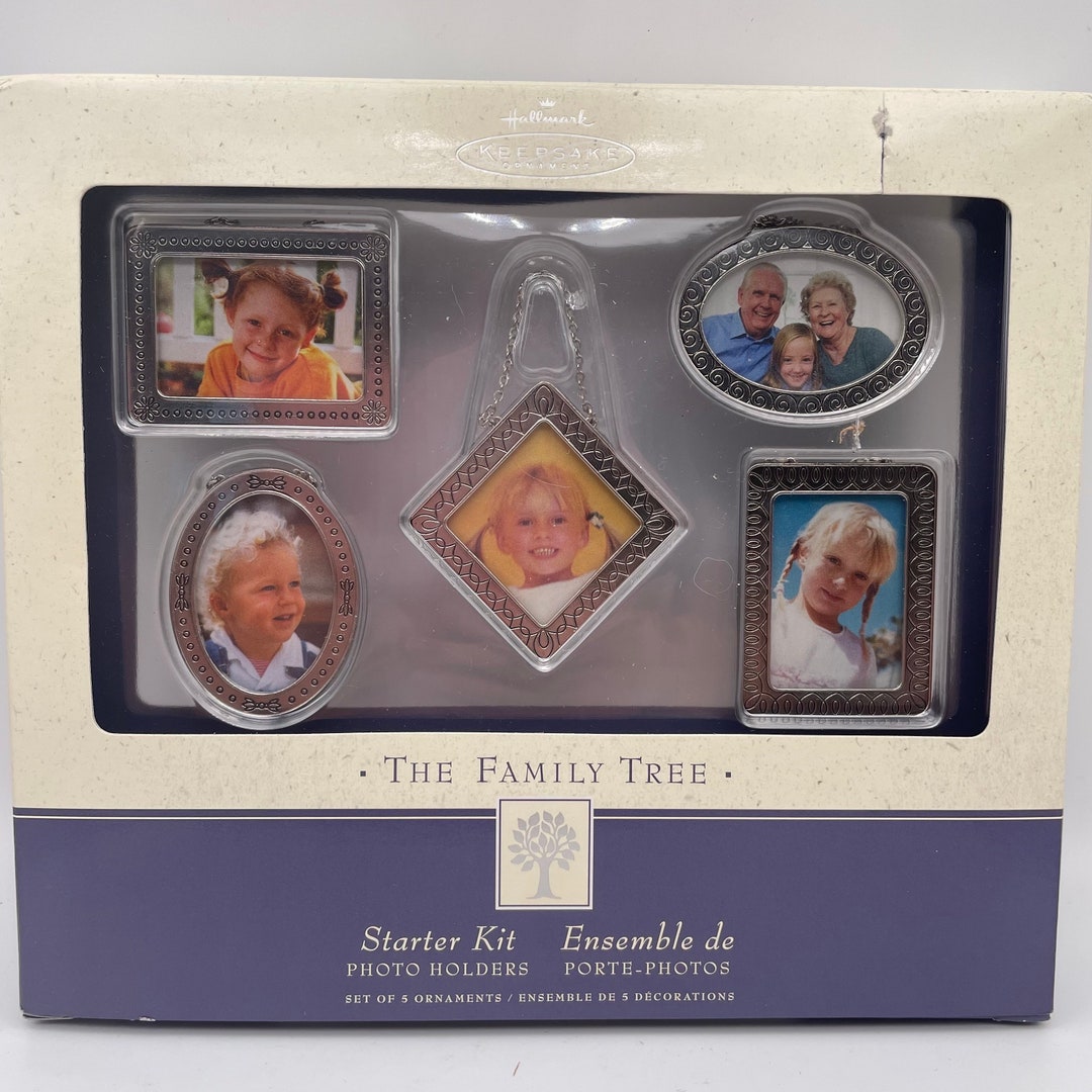 Mini Picture Frames, Hallmark Family Tree, Set of 5, Silver - Etsy