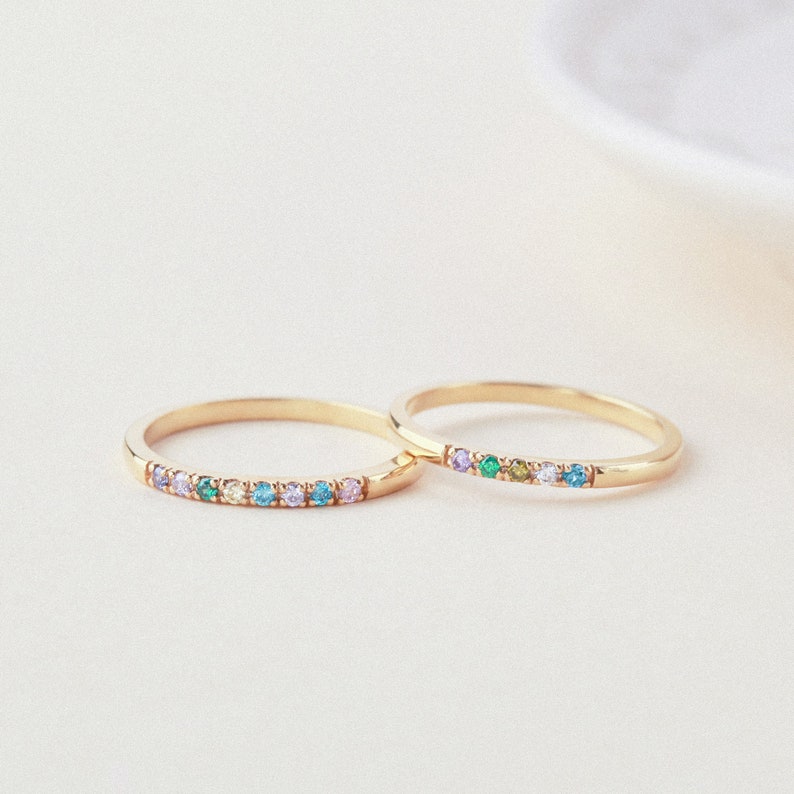 Nana Ring Birthstones Grammy Rings Grandkids Birthstone | Etsy