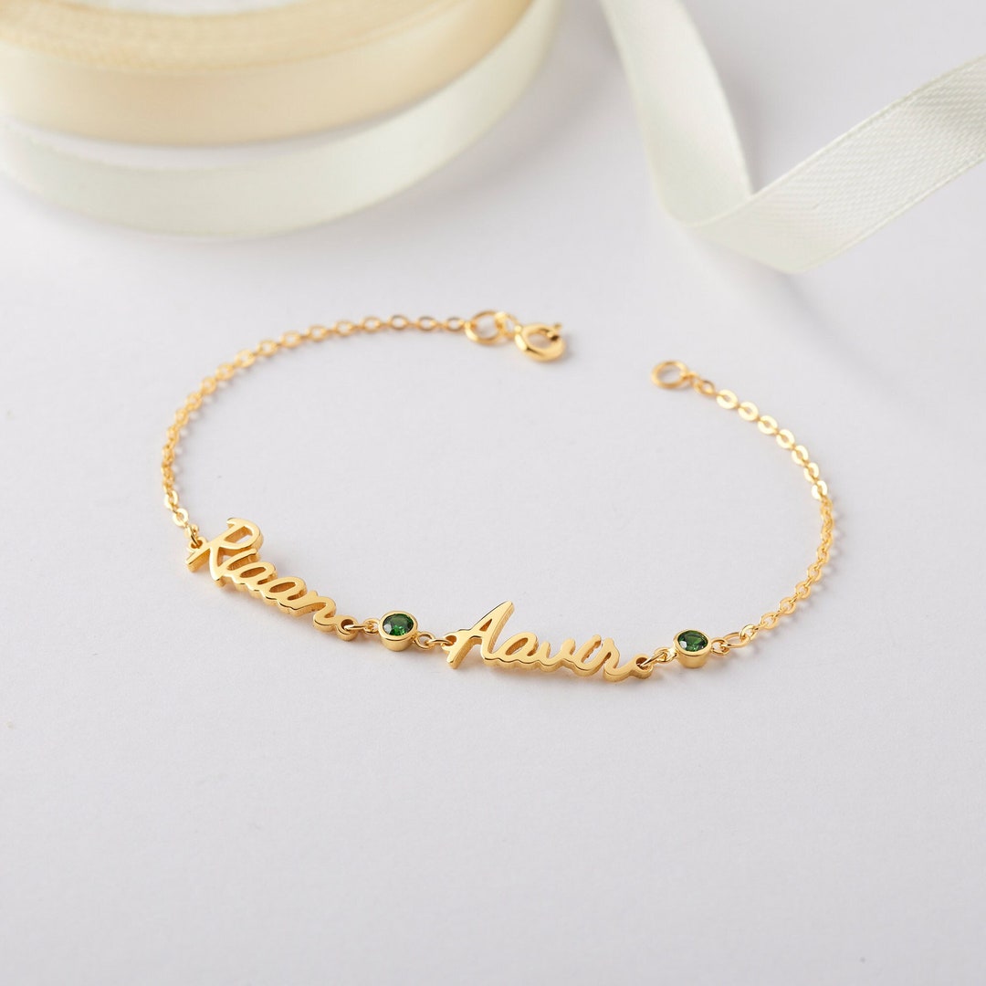 Mother Bracelet With Kids Names, Mother’s Day Gifts, Birthstone ...