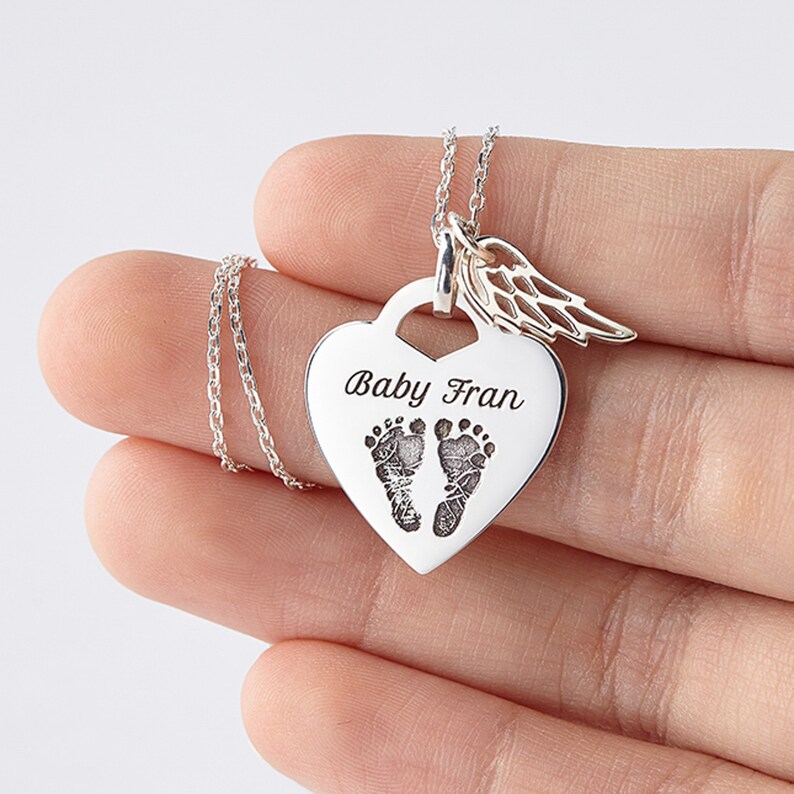 Baby Loss Necklace Loss of Infant Gift for Mom Angel Baby - Etsy