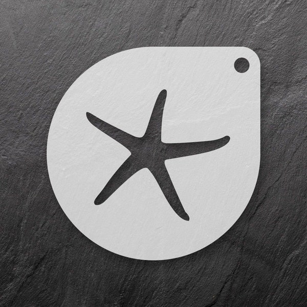 Starfish stencil - Etsy Italia
