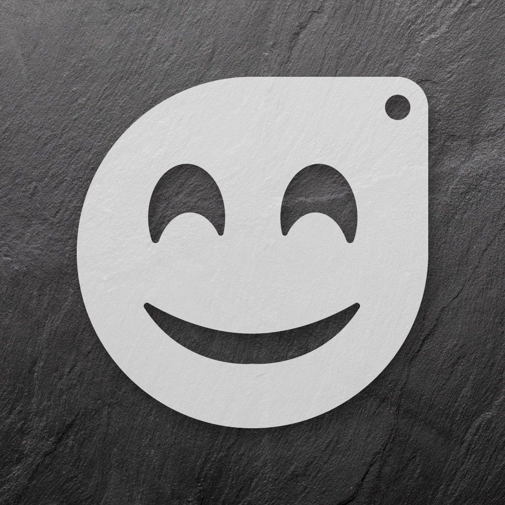 Smiley Face Stencil /122 Cookie, Gingerbread, Biscuit, Art - Etsy