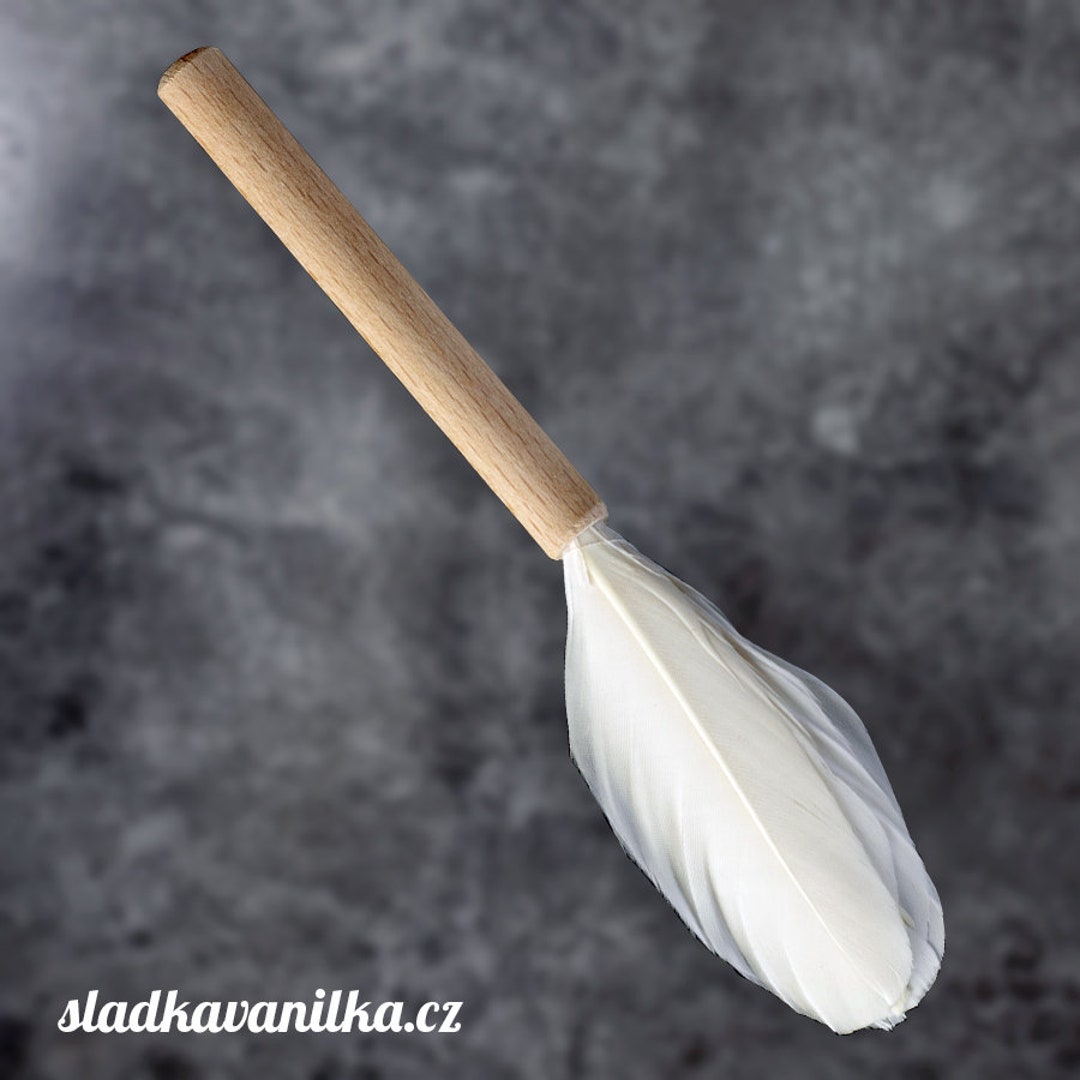Goose Feather Brush in Wood - Etsy