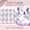 Vtuber Purple Headasset. Pngtuber Horns for Twitch. Vtuber Goth Outfit ...