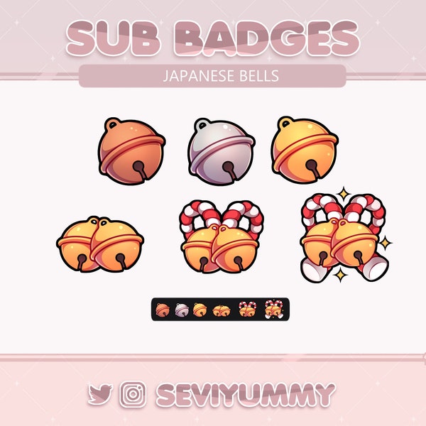 6 Twitch Sub Badges Bunny Rabbit Pretty Kawaii Cute Stream - Etsy
