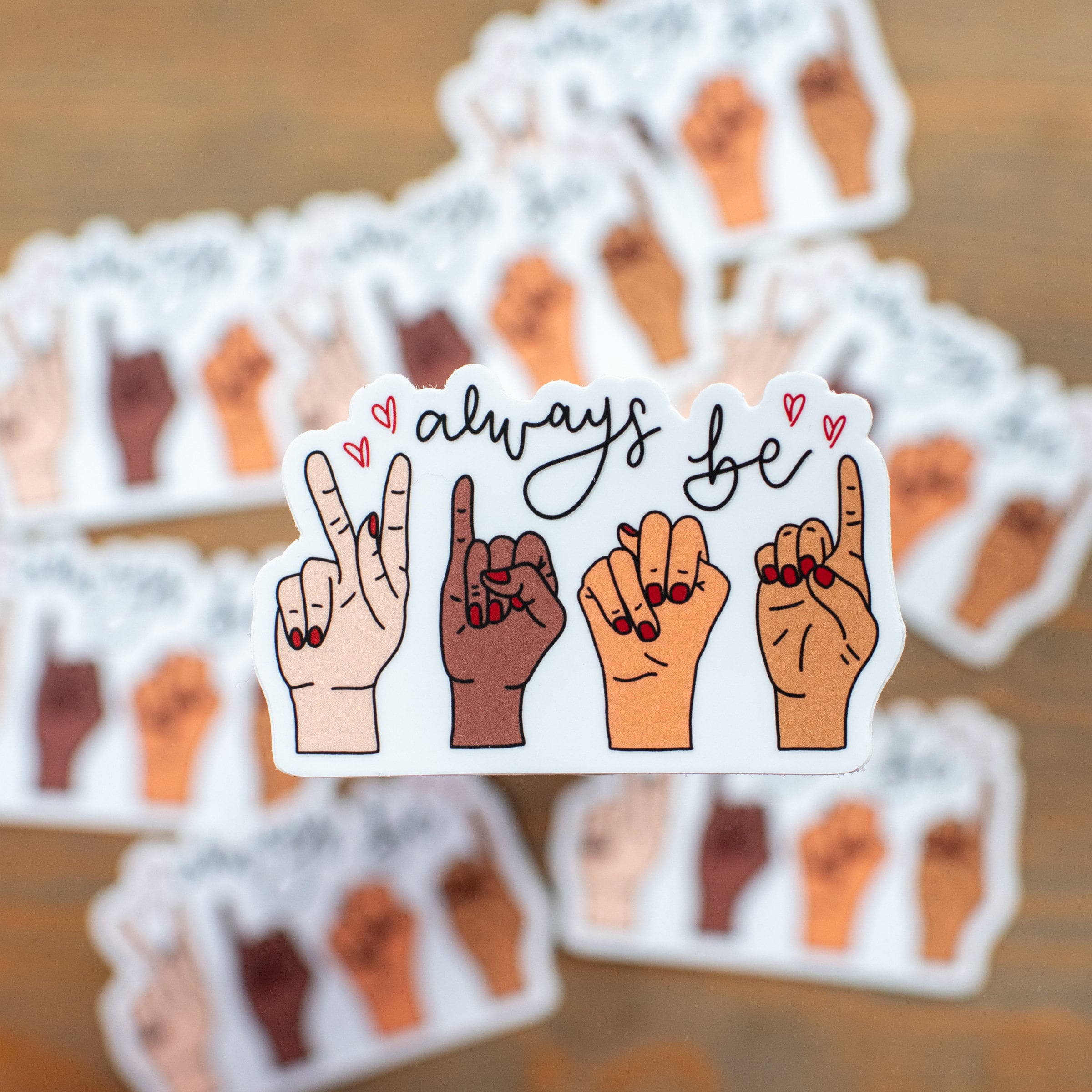 Always Be KIND Sign Language Sticker - Etsy