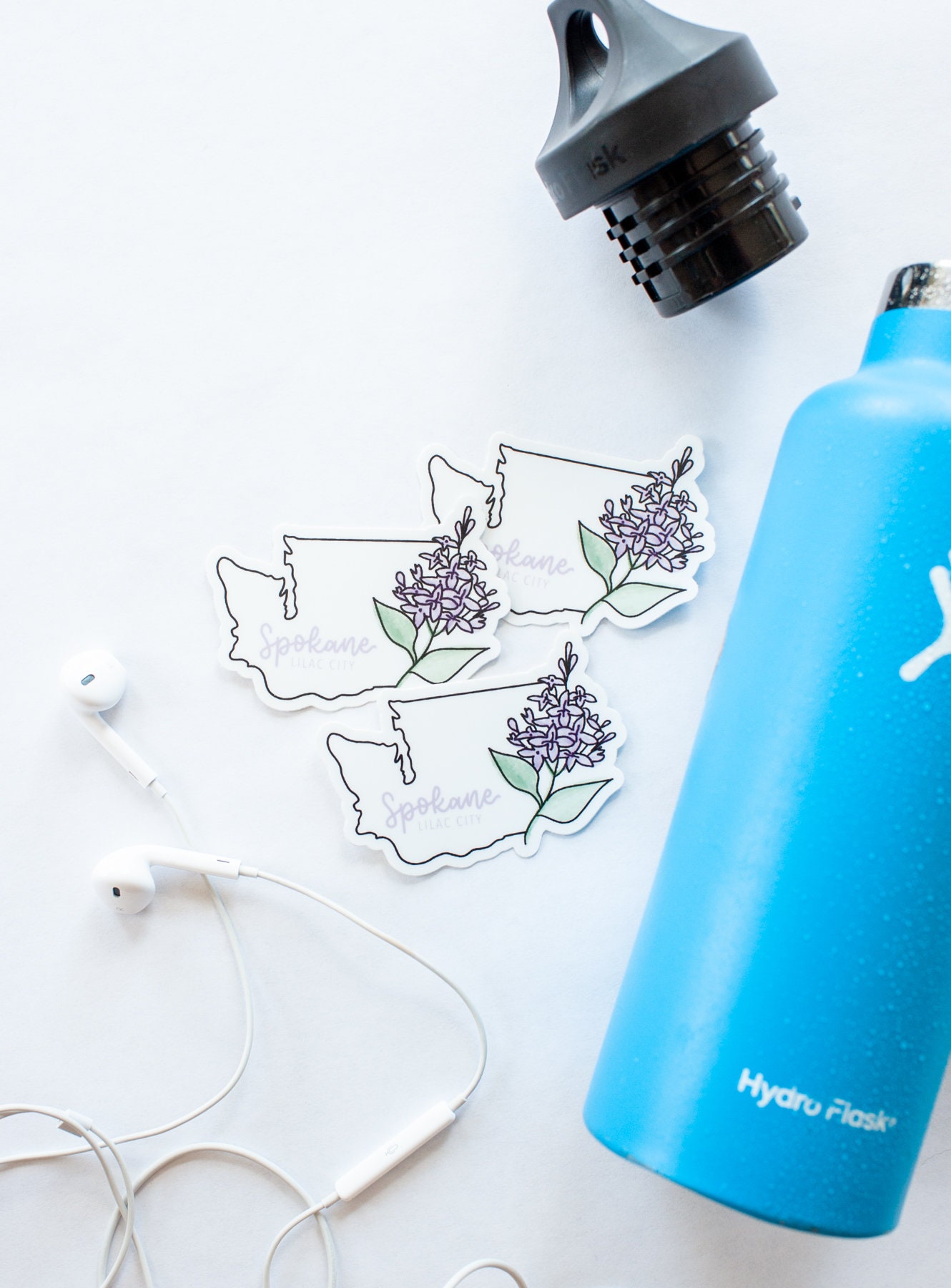 Spokane Lilac City Vinyl Sticker - Etsy