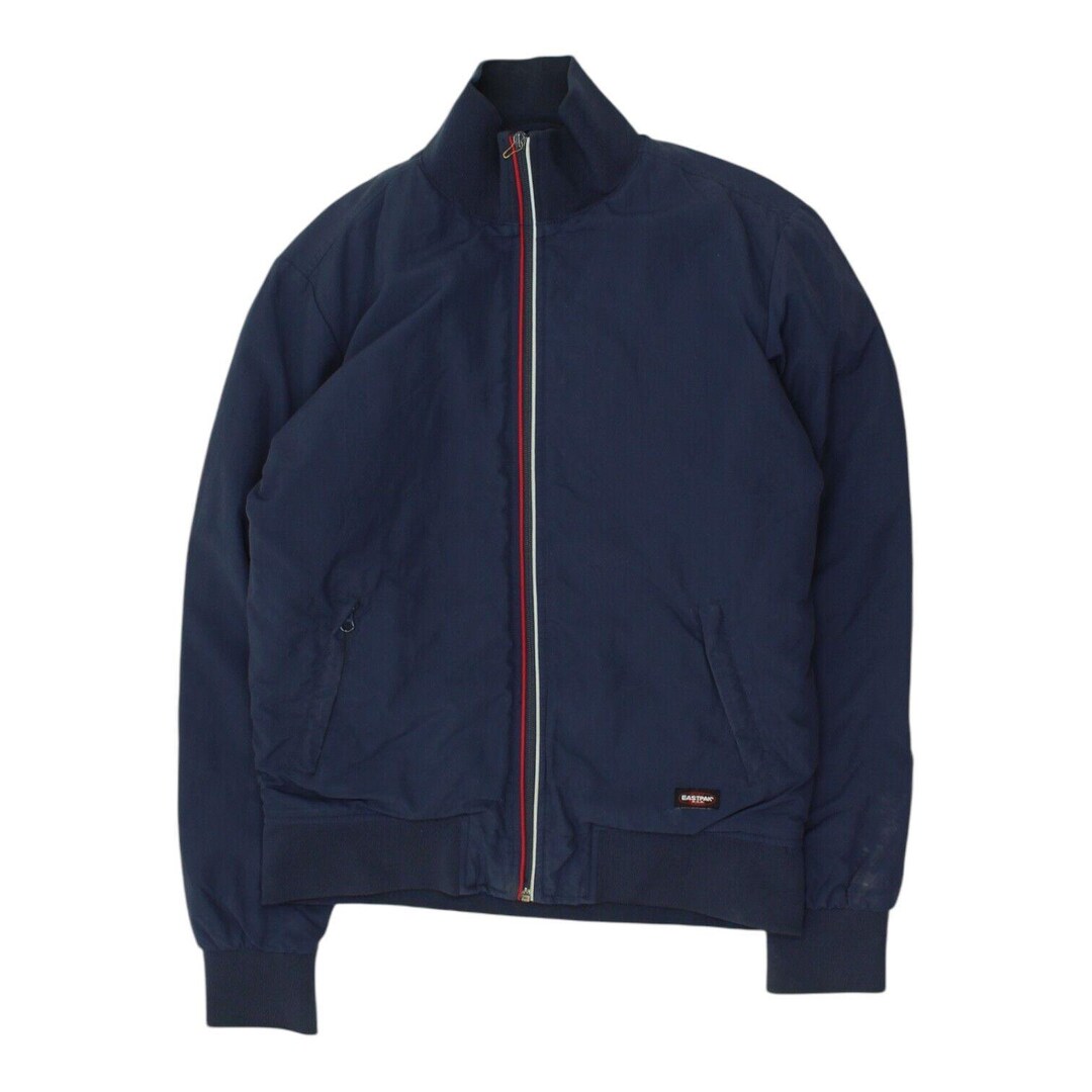 Eastpak Mens Bomber Jacket Vintage Navy Blue High End Casual Designer ...