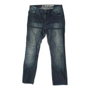 Madif Mens Blue Padded Motorcycle Jeans | Vintage Armoured Biker Denim ...