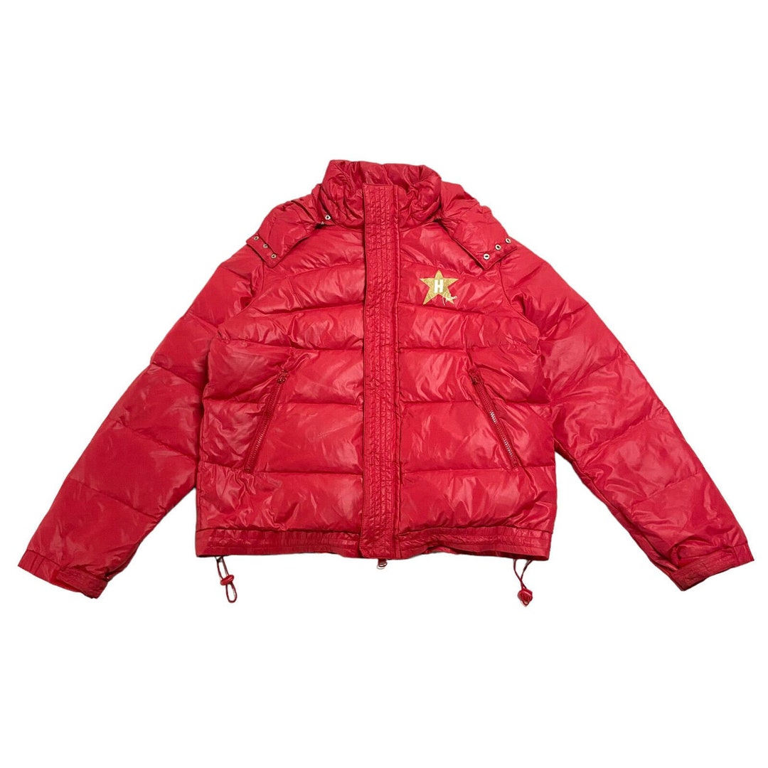 Hollywood Milano Puffer Jacket | Vintage High End Designer Red Padded ...