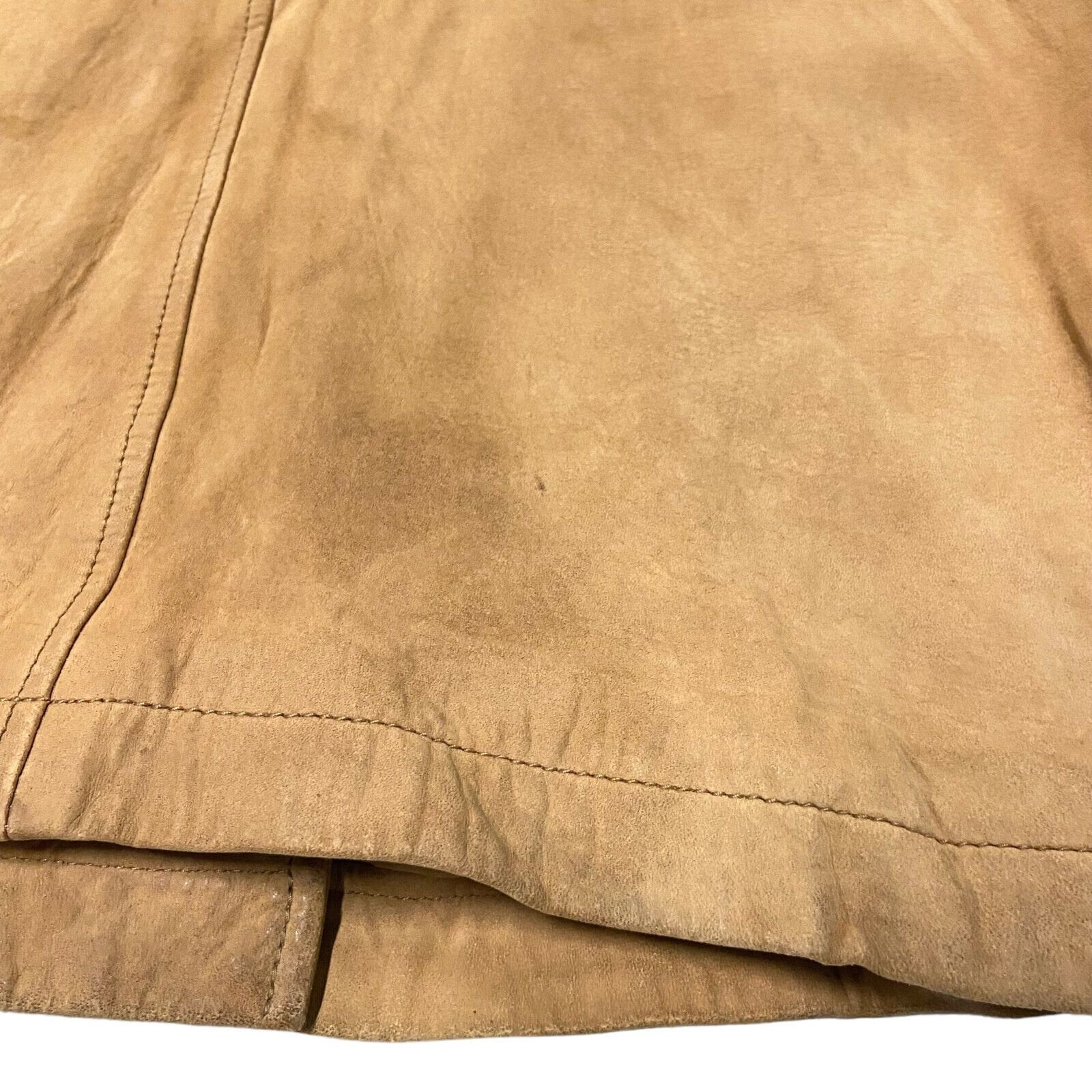 Timberland Suede Leather Jacket Vintage High End Western Designer Tan ...