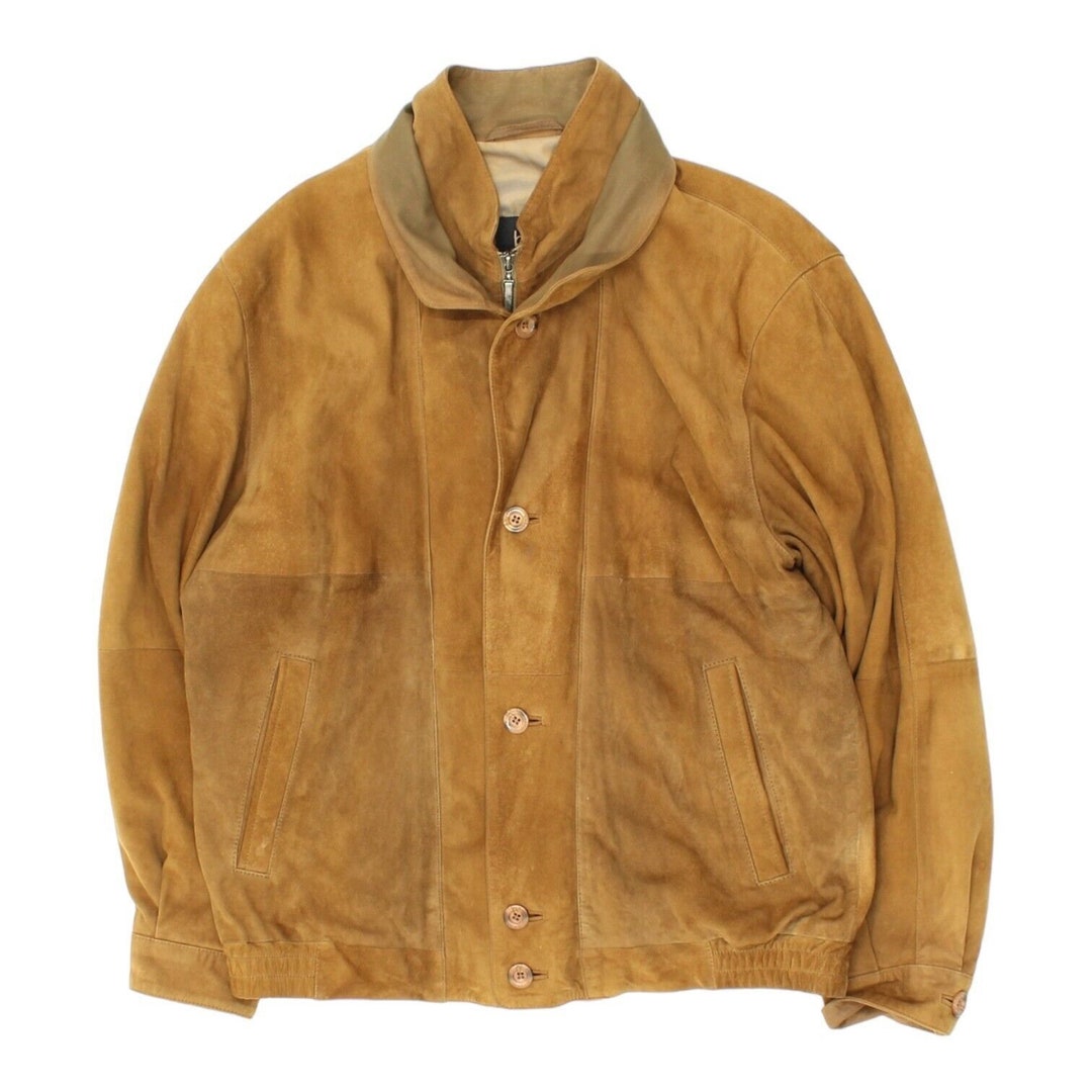 Bugatti Mens Brown Goats Leather Jacket | Vintage High End Designer ...