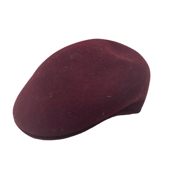 Burgundy Flat Cap - Etsy UK