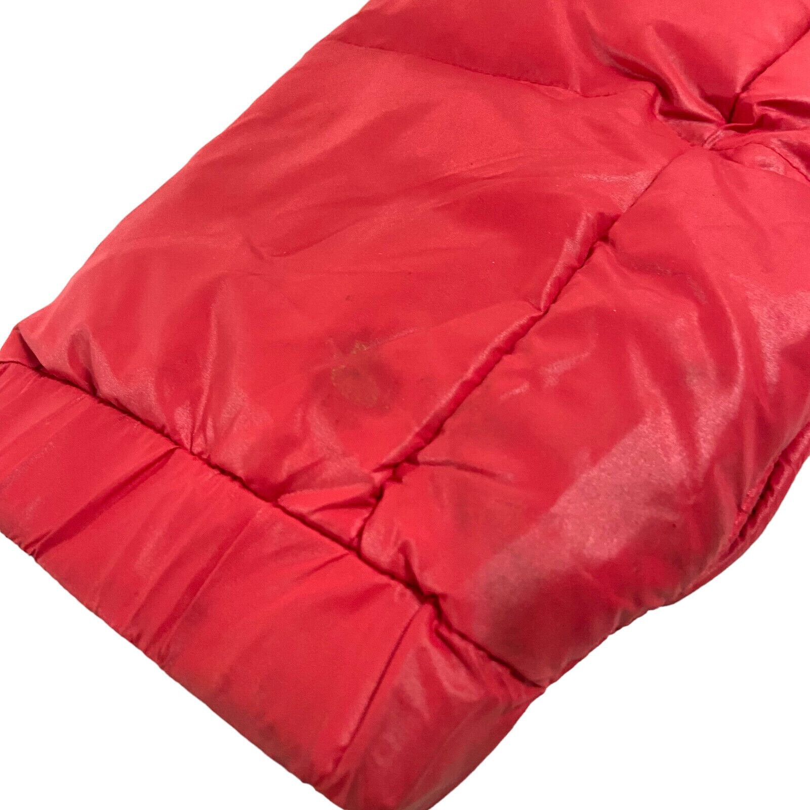 Hollywood Milano Puffer Jacket Vintage High End Designer Red Padded ...