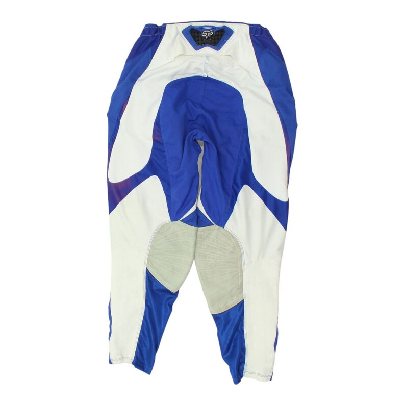 Fox Racing Mens Blue White Motocross Trousers Motorsports Motorbike ...
