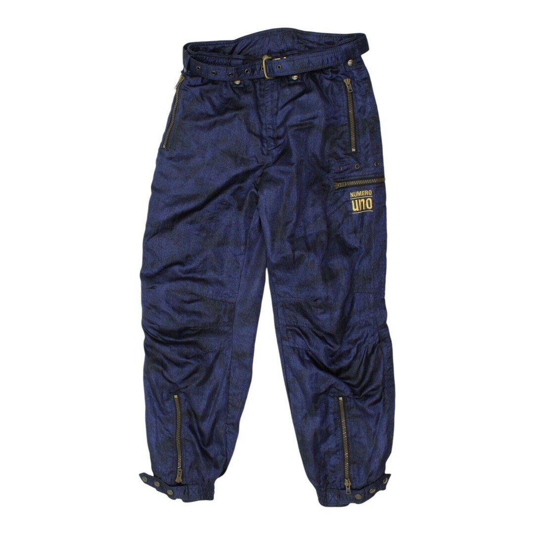Numero Uno Mens Purple Ski Trousers Vintage Retro Skiing Snow Pants ...