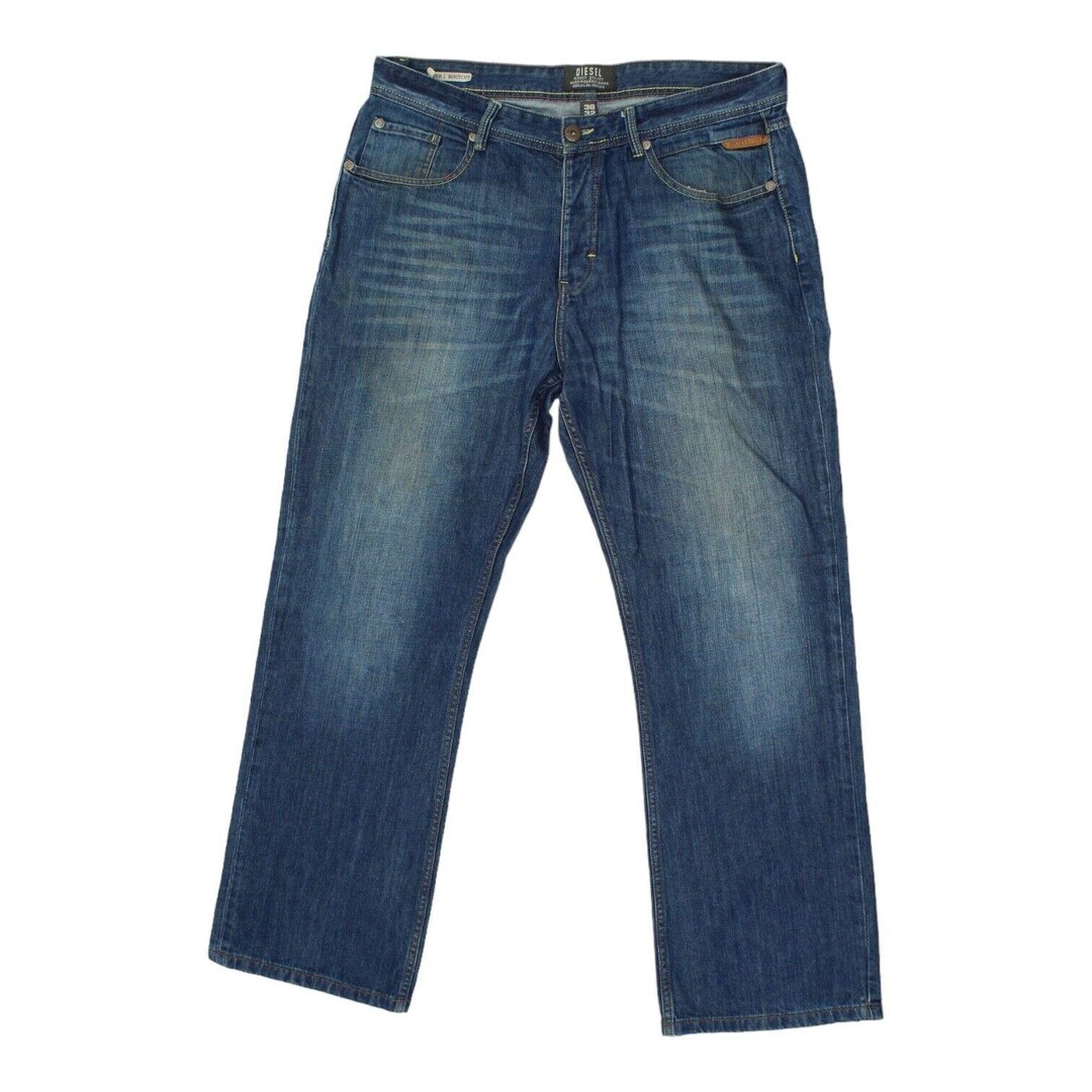 Diesel Dexter Mens Blue Bootcut Jeans | Vintage Casual High End ...