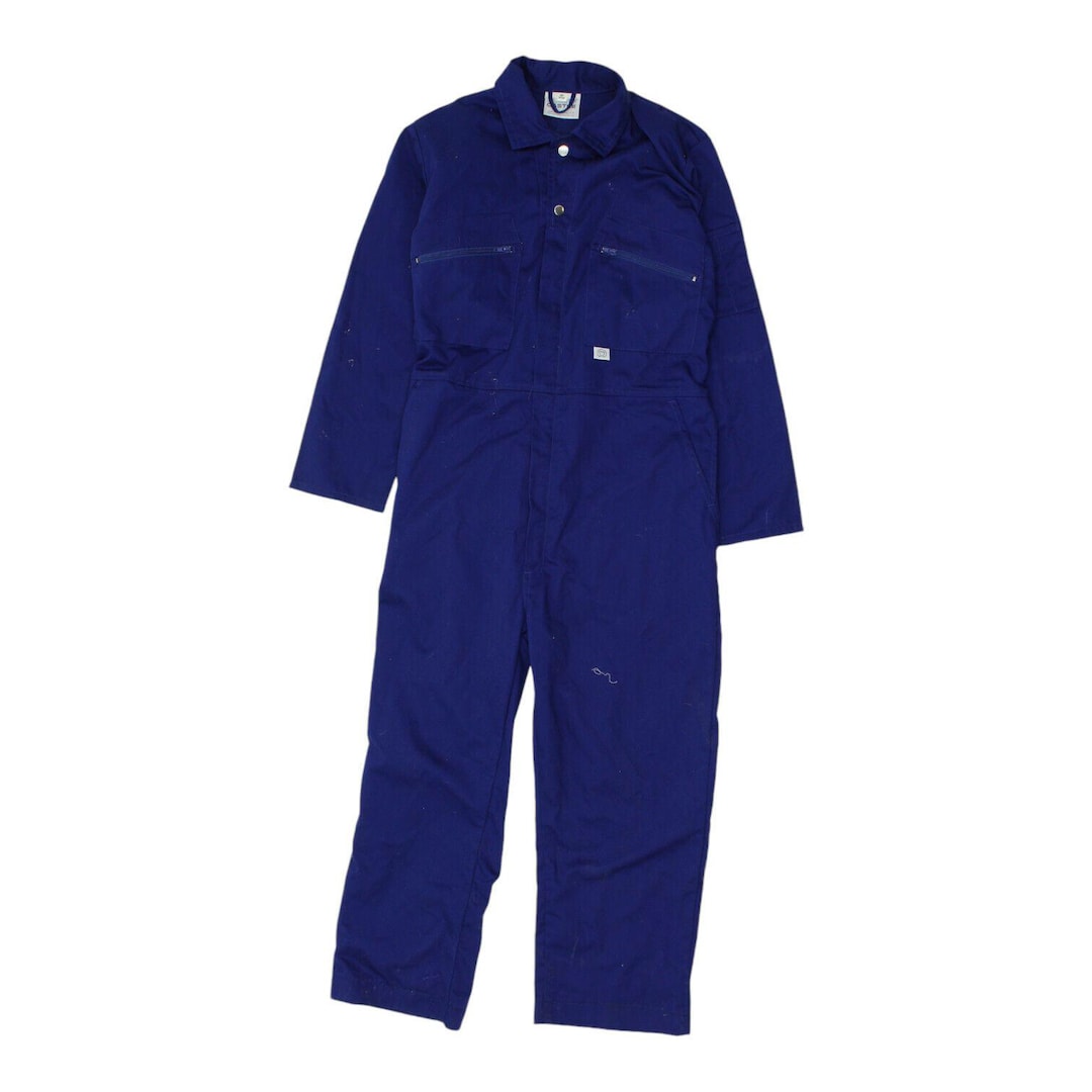 Blue Castle Mens Blue 1 Piece Overall | Vintage Workwear Coverall ...