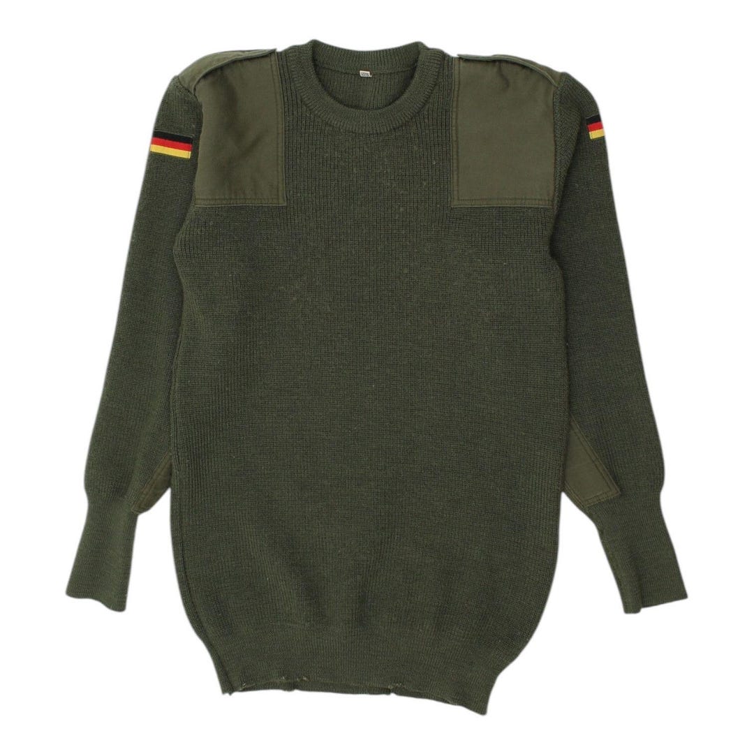 German Military Green Jumper | Vintage Mens Army Armed Forces Knit ...