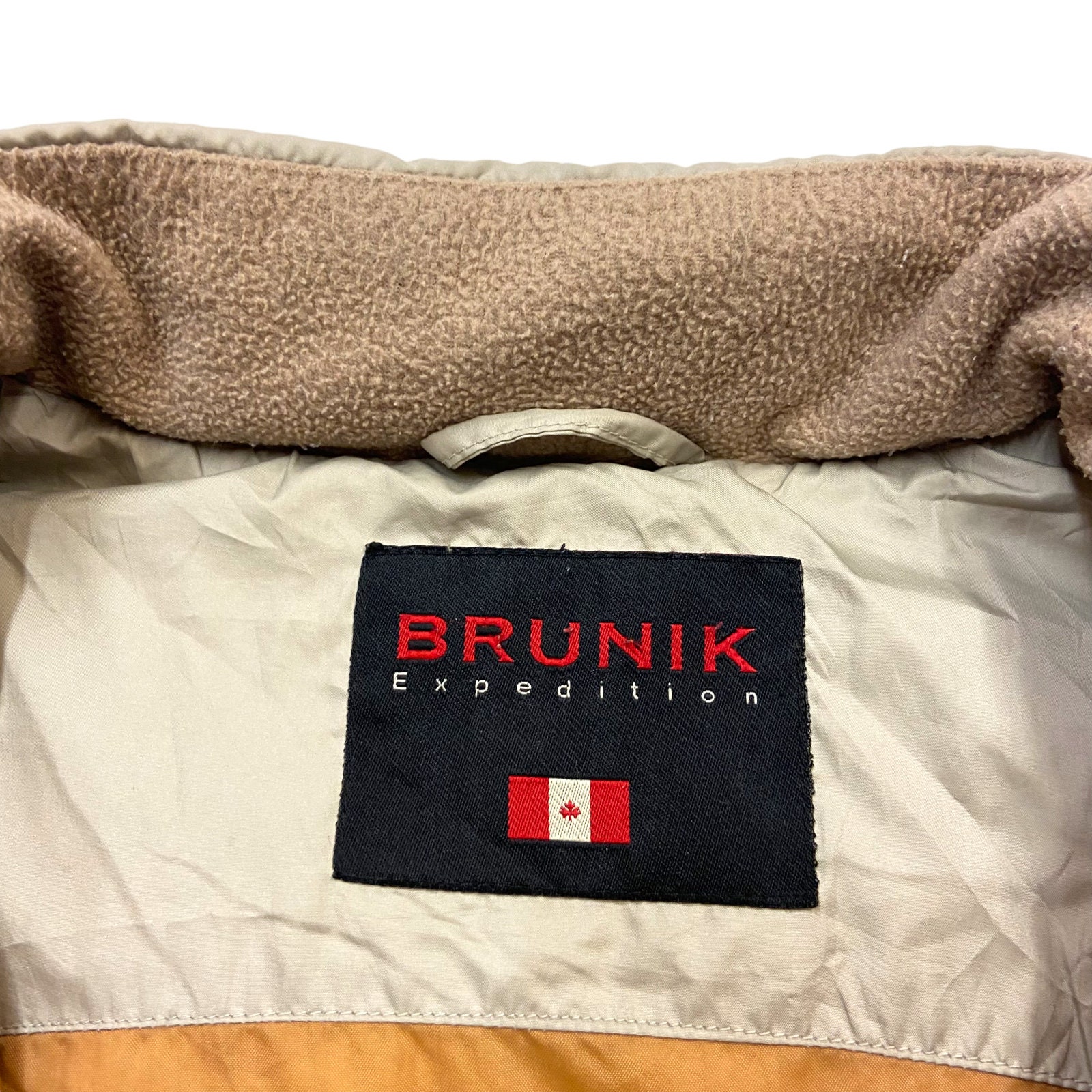 Brunik Expedition Canada Padded Gilet Vintage Outdoor Hiking Gear Grey ...