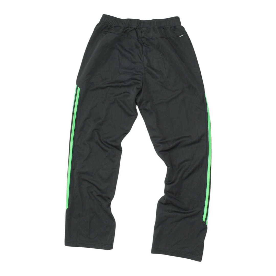 Adidas Black Tracksuit Bottoms Mens Climalite Sportswear Sports Track ...