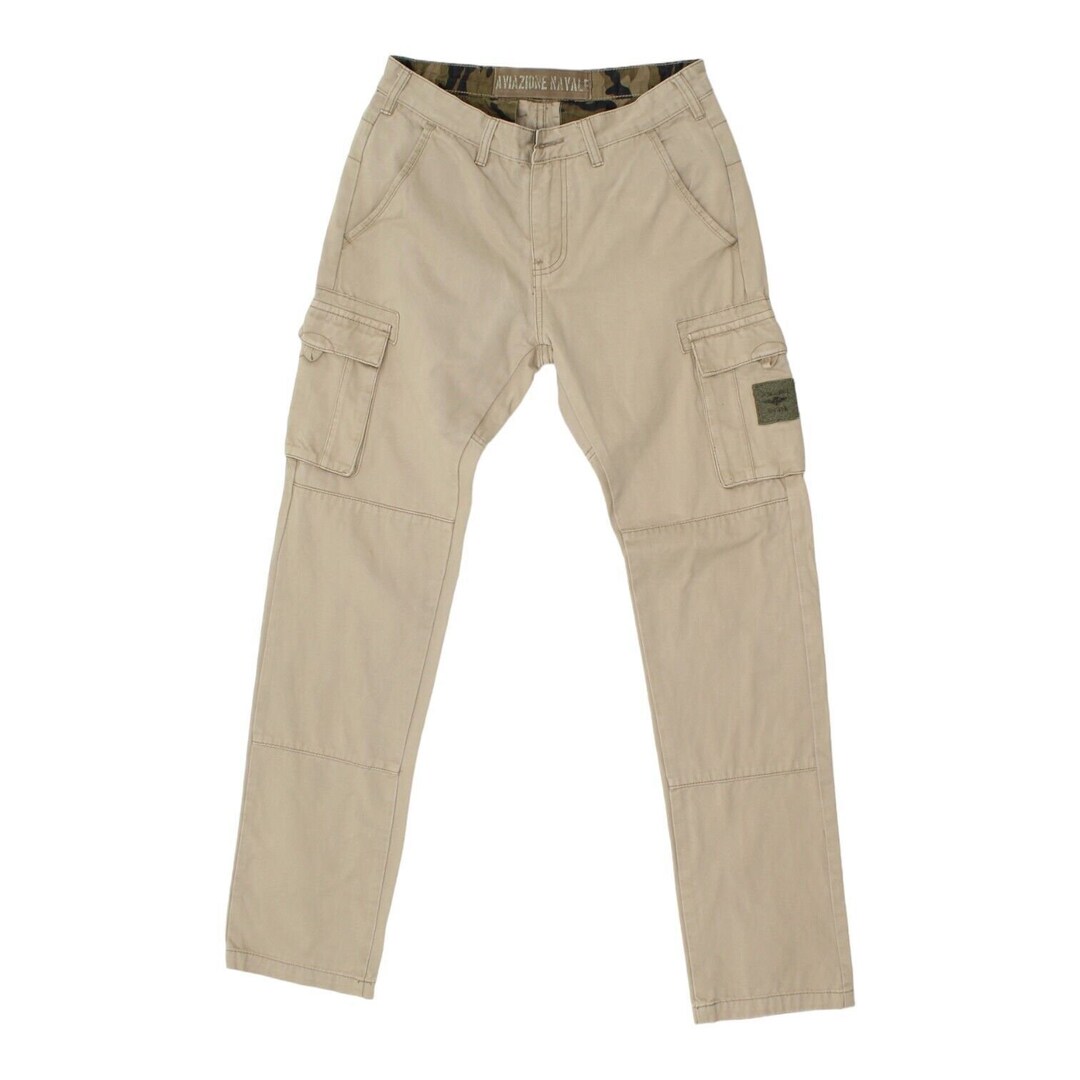 Aviazione Navale Mens Beige Cargo Pants | Vintage Designer Workwear ...