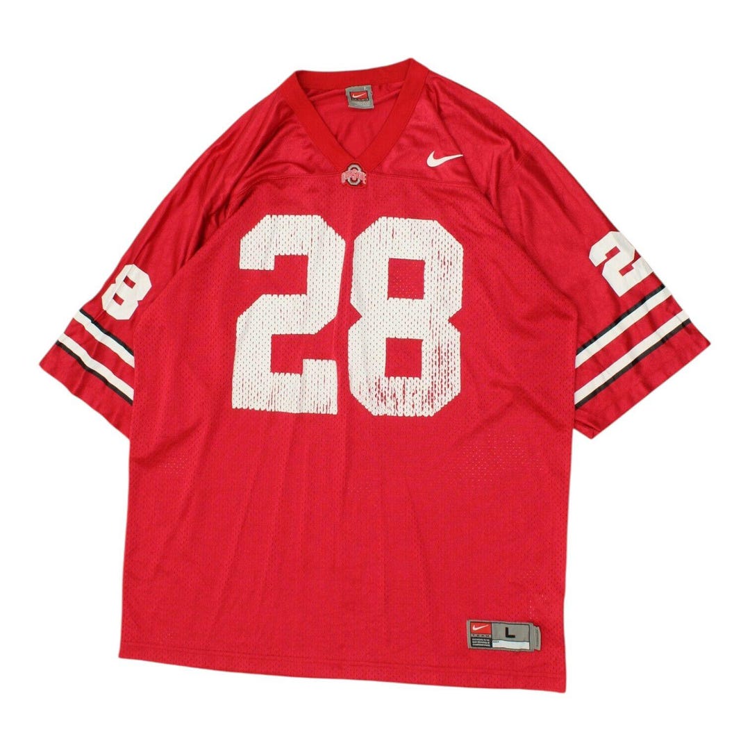 Ohio State Buckeyes Jersey | Vintage 2002-04 Nike Team Mens Red College ...