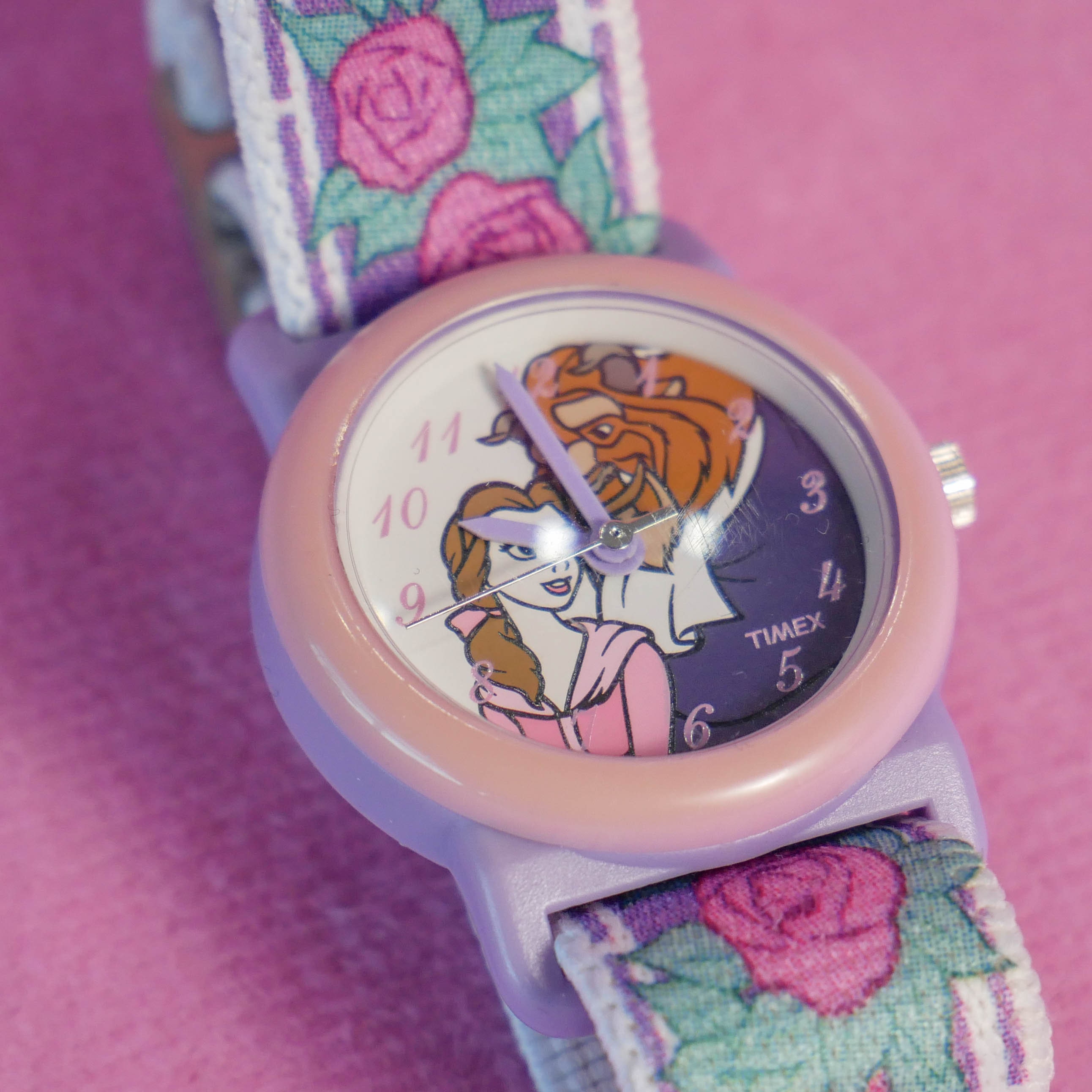Vintage Beauty and the Beast Disney Timex Watch - Etsy